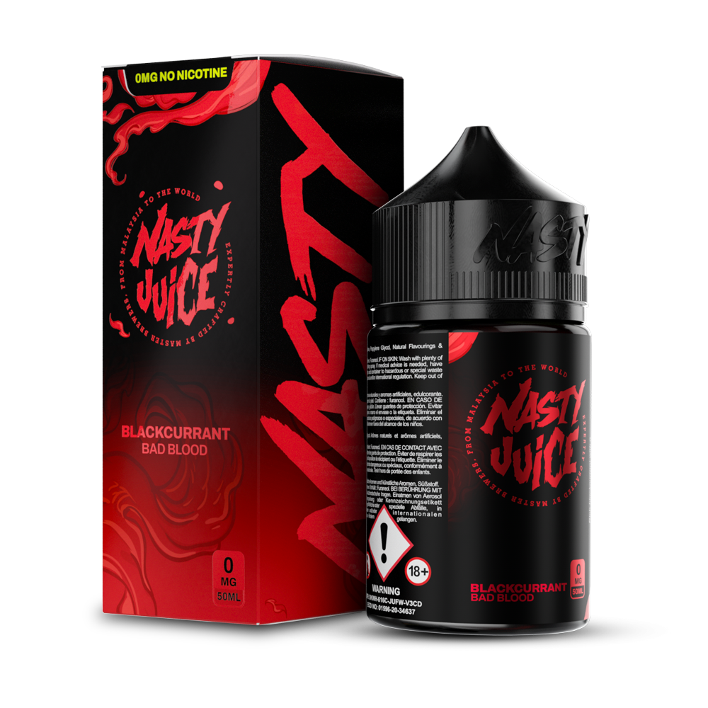 Bad Blood by Nasty Juice E-Liquid 60mL (Freebase) - Vape.com