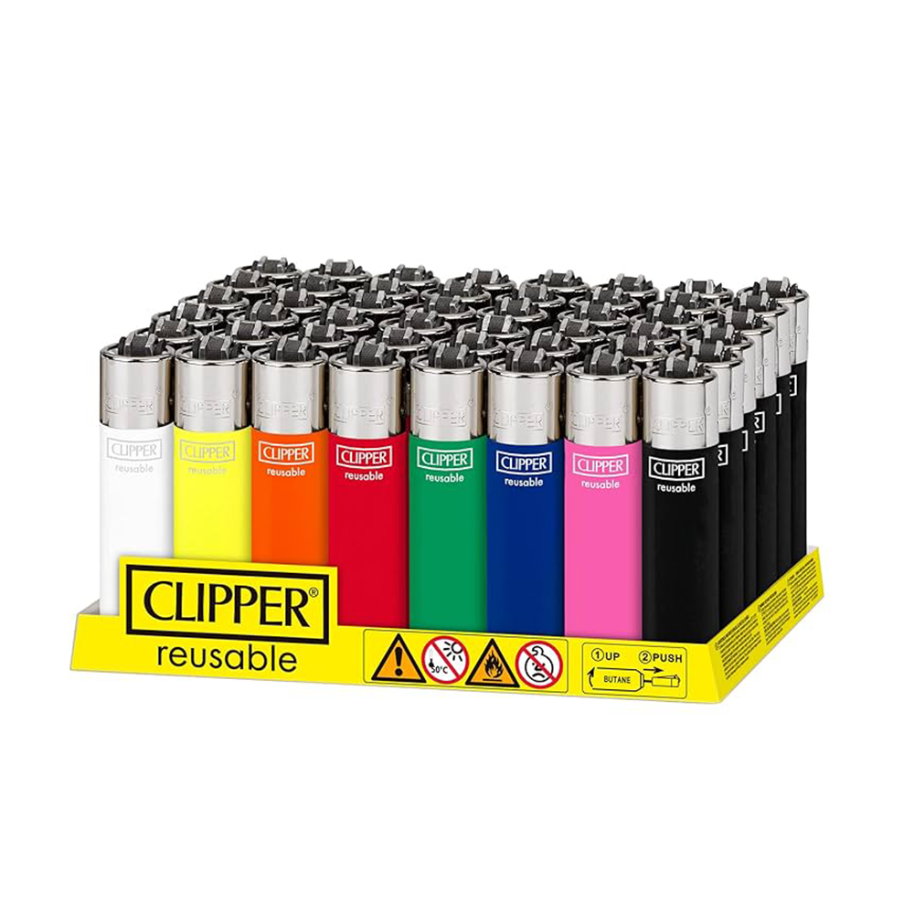 Clipper CP11R Reusable Classic Large Value Pack Lighter (DSPLY 48pc)