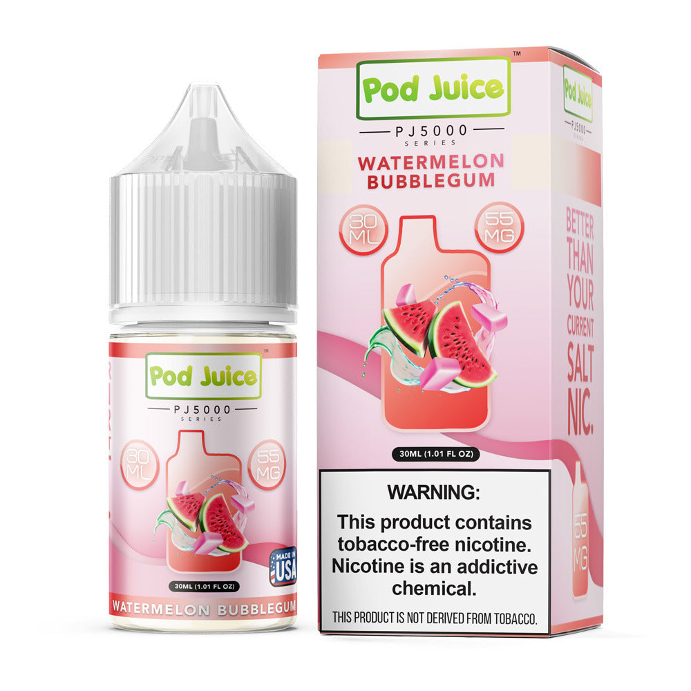 Watermelon Bubblegum by Pod Juice PJ5000 Series Salt 30mL