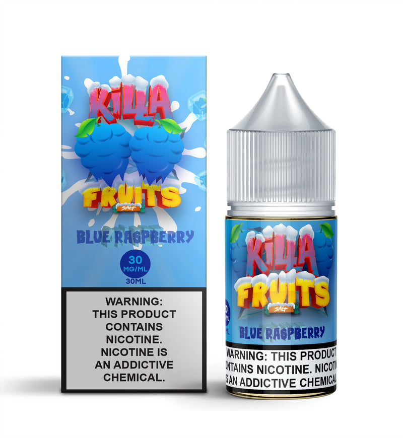 Blue Raspberry Ice by Killa Fruits Salts Series 30mL - Vape.com