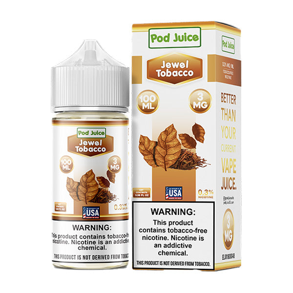 Jewel Tobacco by Pod Juice TFN Series 100mL - Vape.com