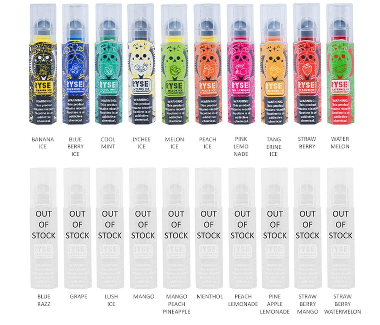 Ryse Max V1 Disposable (Individual) - Vape.com